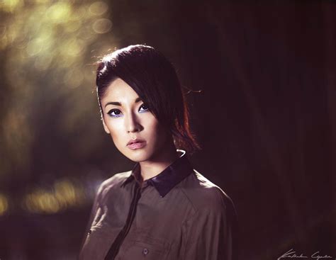 배경 화면 얼굴 여자들 모델 초상화 짧은 머리 갈색 머리의 아시아 사람 구성하다 사진술 유행 소녀