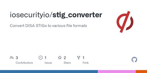 Github Iosecurityiostigconverter Convert Disa Stigs To Various