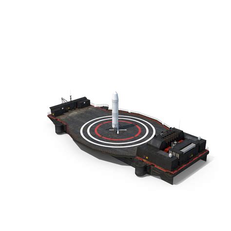 Autonomous Spacecraft Recovery Ship And Space Rocket Png Images And Psds For Download Pixelsquid