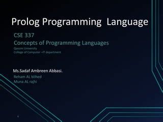 Prolog Programming Language PPTX