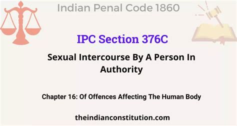 IPC Section C Sexual Intercourse By A Person In Authority