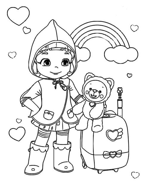 Rainbow Ruby Coloring Pages
