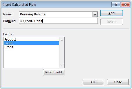 Agregar una columna de cálculo de saldo en ejecución en Microsoft Excel
