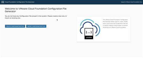 New Fling Vmware Cloud Foundation Vcf Configuration File Generator