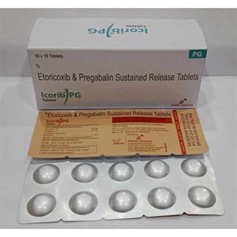 Etoricoxib And Pregabalin Tablets Manufacturer Supplier And Pcd