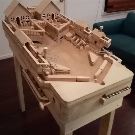 Homemade Pinball Machine Using Timber Bunnings Workshop Community
