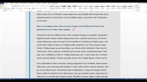 How To Turn Hyphenation On Or Off In Microsoft Word Claire Thompson