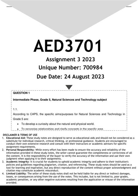 Pvl3701 Assignment 1 Answers Semester 1 2024 Distinction Guaranteed Application Of