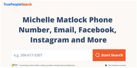 Michelle Matlock Phone Number Address Email And More