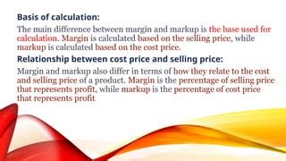 Mark Up VS Margin Breakeven Analysis And Pricing Pptx Business Business And Finance