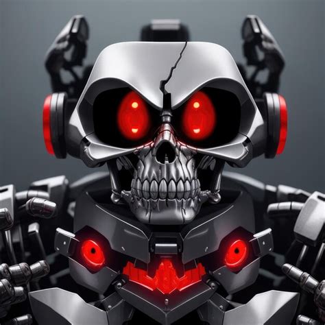 Premium Ai Image A Menacing Terminator Endoskeleton Stares
