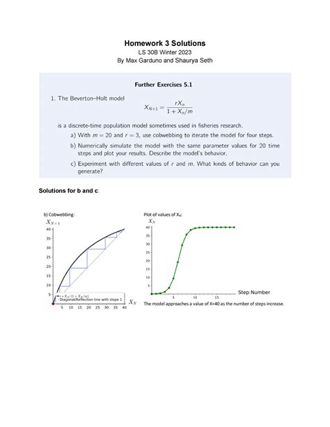 Homework 3 Solutions Homework 3 Solutions Ls 30b Winter 2023 By Max Garduno And Shaurya Seth