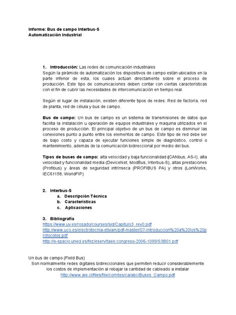 AutomatizaciÓn Interbus S Pdf Red De Computadoras Automatización AutomatizaciÓn Interbus S Pdf Red De Computadoras Automatización