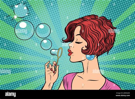 Adult And Bubbles Stock Vector Images Alamy