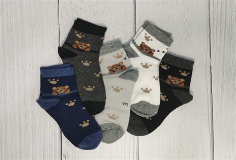 خرید جوراب بچه گانه نیم ساق خرسی شاپینو