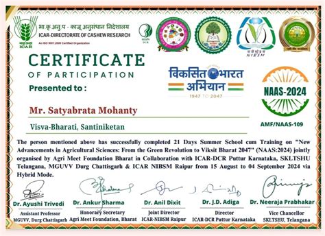 Satyabrata Mohanty On Linkedin 🌾 Excited To Share That I Have Successfully Completed The 21 Day