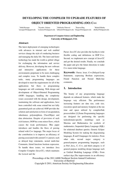 pdf developing the compiler to upgrade features of object oriented