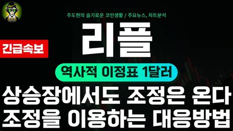 리플 이번 상승장에서 최대로 수익 보셔야죠 Youtube