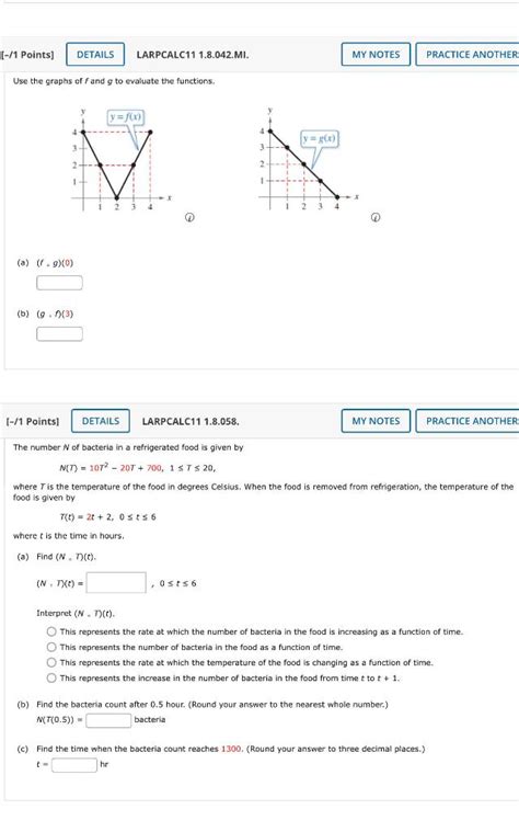 Solved Use The Graphs Of F And G To Evaluate The Functions Chegg Com