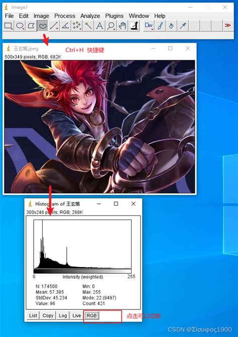 imagej 使用技巧1 直线灰度、测距、 csdn博客