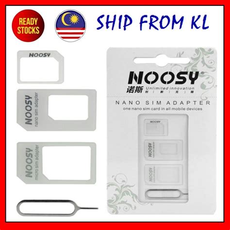 ReadyStockIn In Nano Micro SIM Card Adapter IPhone Android Shopee Malaysia