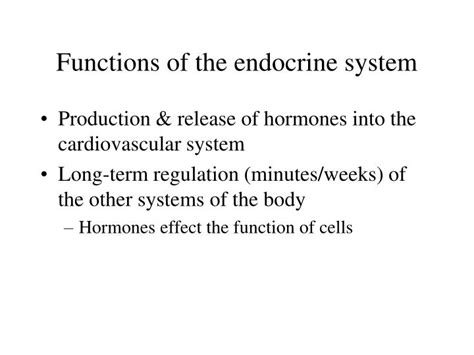 PPT Functions Of The Endocrine System PowerPoint Presentation Free Download ID 931651