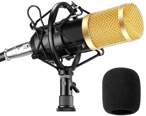 Bm 800 Usb Condenser Microphone Xlr Full Set With Stand And Pop Filter ...