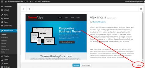 powered by network solutions wordpress how to uninstall a theme
