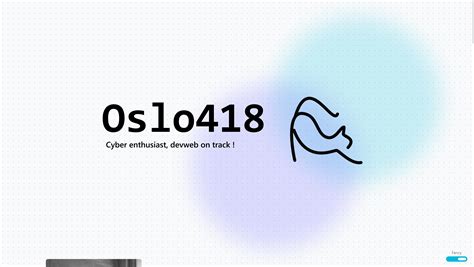 Github Oslonline Oslo Portfolio My Personal Portfolio Made With Vite React Tailwindcss And