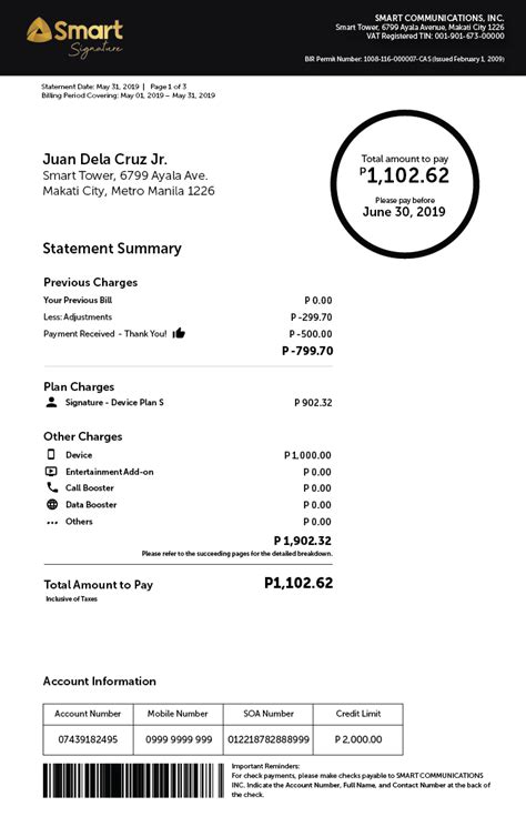 Smart Signature Billing