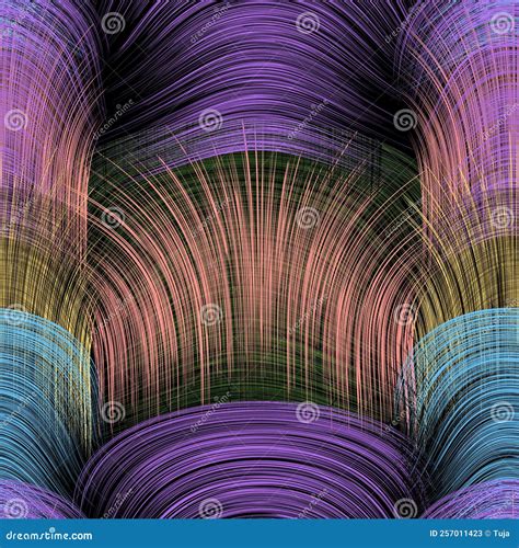 Seamless Grid Pattern With Rows Of Colorful Wavy Intersecting Grunge