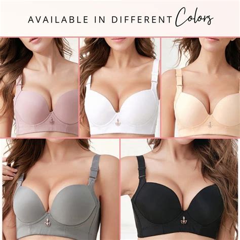 Magic Thick Cup Push Up Plus Size Bra Back Closure Underwired Padded