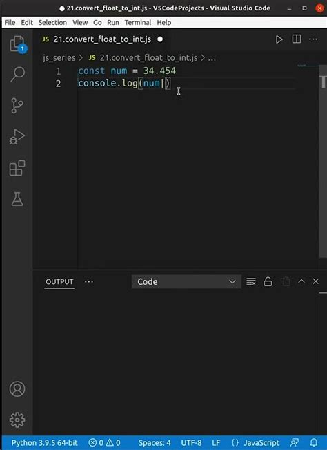 js tips and tricks one liners 21 shorts convert float to integer youtube