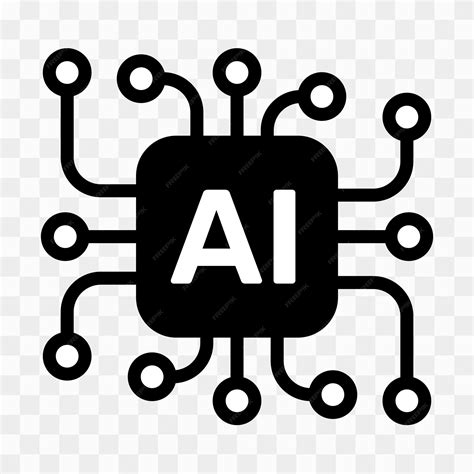 Premium Vector Vector Icon Artificial Intelligence Ai Processor Chip
