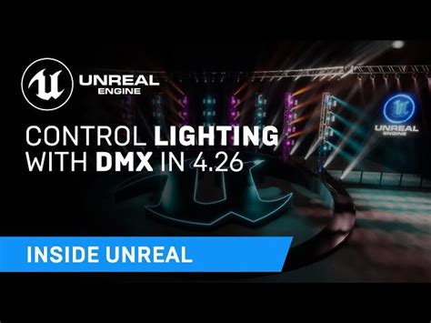 Free Video Control Lighting With DMX Inside Unreal From Unreal
