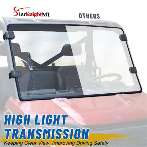 Polaris Ranger 1000 Premium Windshield Starknightmt