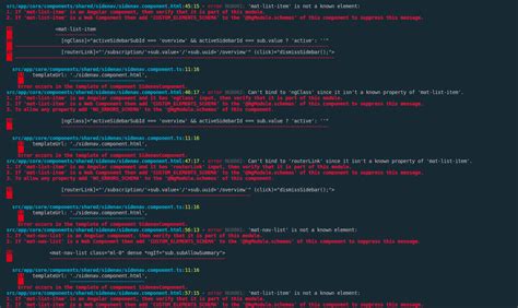 Angular Throwing Material Errors After Upgrading To Version 9 Stack Overflow