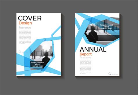 레이아웃 추상 파란색 배경이 현대 표지 디자인 현대 책 커버 책자 표지 템플릿 연례 보고서 잡지와 전단지 벡터 A4 0명에 대한 스톡 벡터 아트 및 기타 이미지 Istock