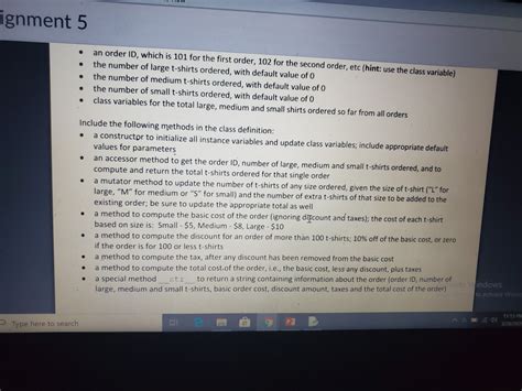 Solved Ignment 5 Call The File Containing Your Class