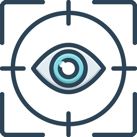 Color Icon For Gaze 26538555 Vector Art At Vecteezy