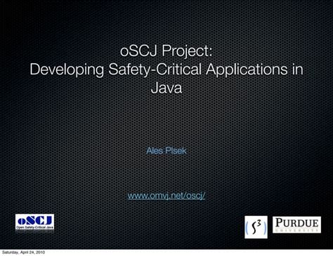 Open Safety Critical Java Ppt