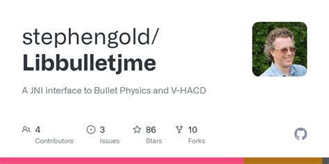 Github Stephengoldlibbulletjme A Jni Interface To Bullet Physics
