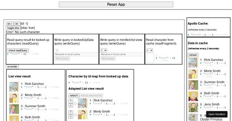 UseQuery Refetch FetchMore Cache Characterstics Convict Ricky Morty