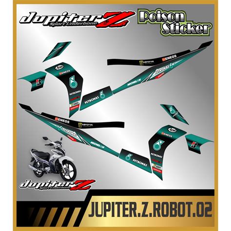 Jual Striping Sticker Jupiter Z Robot Stiker Jupiter Z Robot New Sticker Lis List Yamaha Jupiter