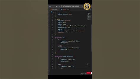 Rain Animation Html Css Js Youtube