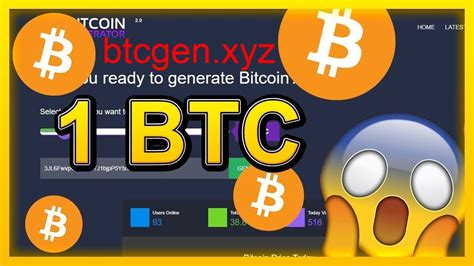 Bitcoin Mining Generator Free Btc God