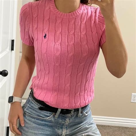 [시즌오프세일] 폴로 랄프로렌 여성 꽈베기 케이블 반팔 니트 5종 컬러 상품 상세 크로켓
