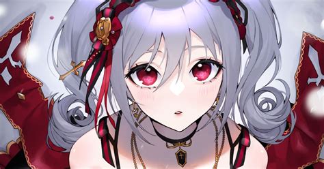 上目遣いを描いたイラスト特集