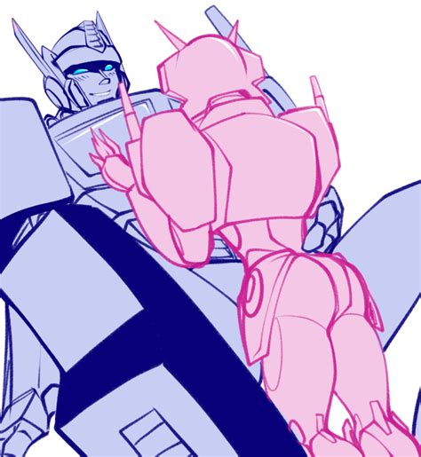 Rule 34 Autobot Blush Cybertronian Elita One From Behind Imminent Sex Implied Futanari