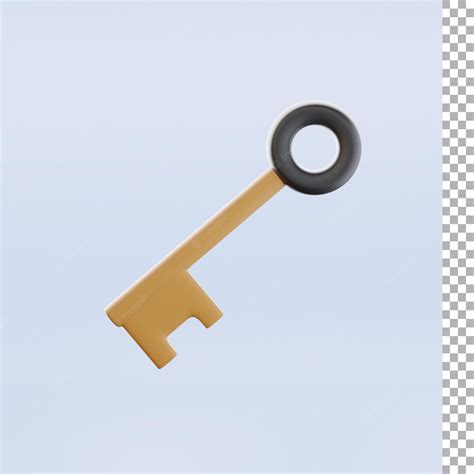 Premium Psd Key 3d Icon